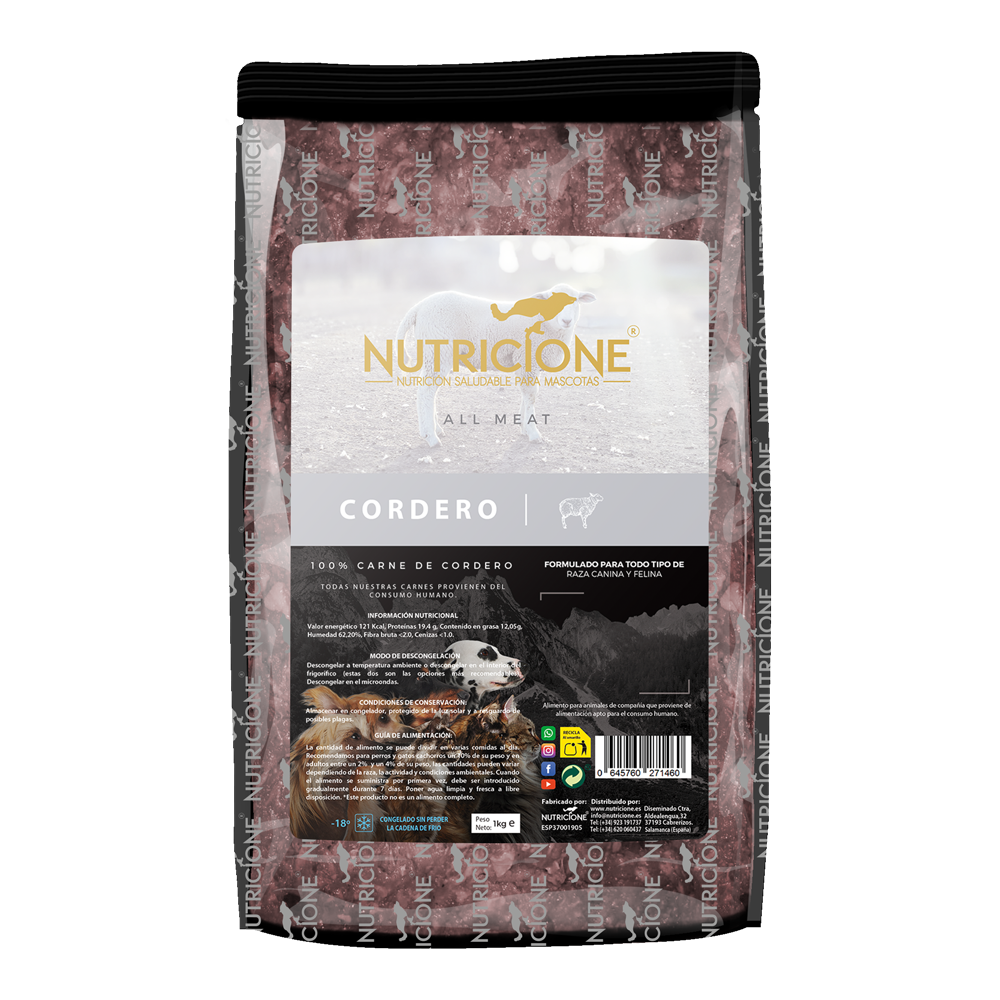BARF 100% Carne Miel 1Kg – Nutricione Romania